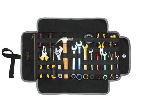 Tool Roll Up Bag, Heavy Duty 16OZ Waxed Canvas Tool Bag, Multi-Purpose ...