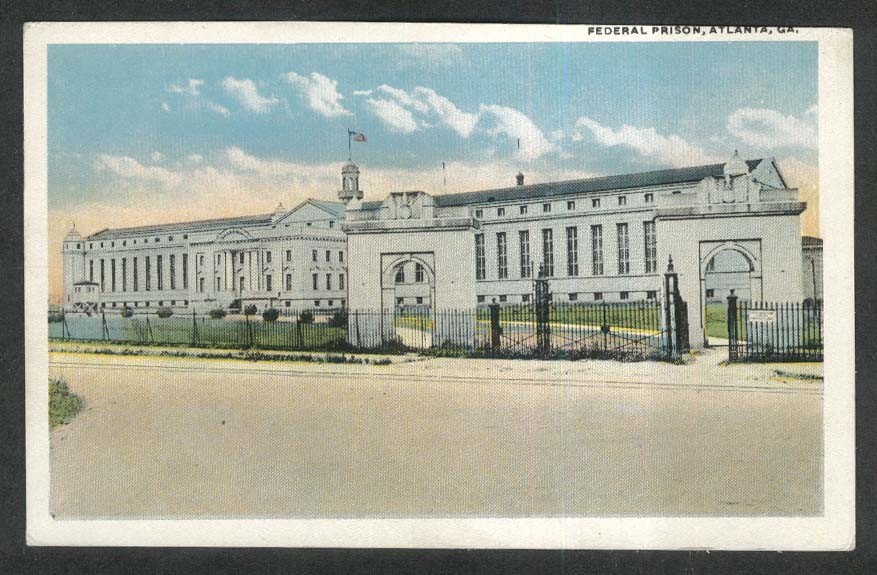 Federal Prison Atlanta GA postcard 1920s | eBay