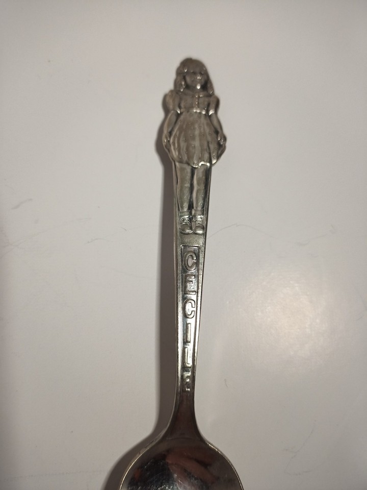 Vintage Carlton Cecile Silver Plate Spoon Dionne Quintuplets Good ...