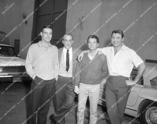 45np-2101 1963 Robert Webber, Russ Tamblyn, Jack Palance & unknown ...