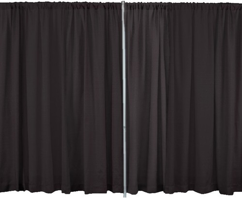 6 FOOT HIGH x 5 FOOT WIDE PREMIUM DRAPE CURTAIN (FOR PIPE AND DRAPE ...