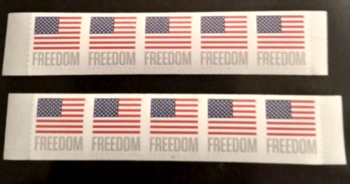 10 USPS FIRST CLASS FREEDOM FLAG FOREVER COIL STAMPS 2023. NEW. | eBay
