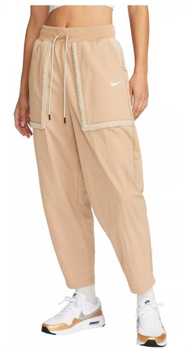 Nike DQ6809-200 Essential Loose Fit High Rise Hemp Fleece Jogger Pant ...