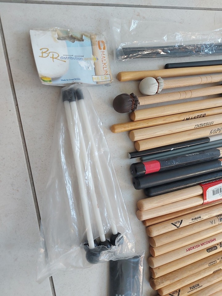 Drum Stick Rods Mallets Beaters PERCUSSION Bundle | eBay UK