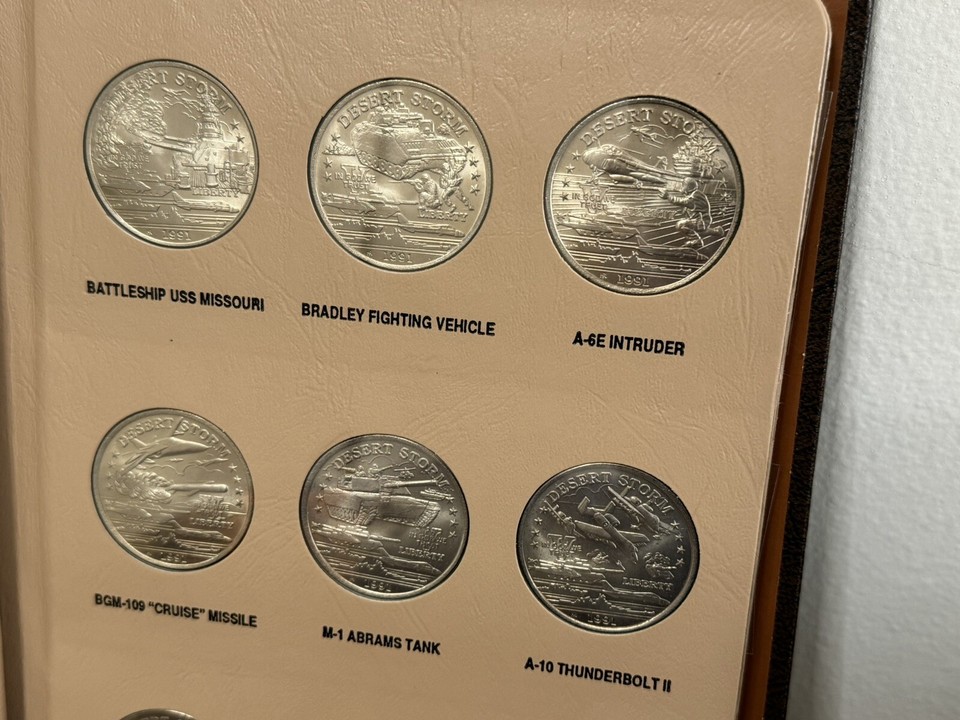Desert Storm Coin Collection New Queensland Mint Complete 45 1991 ...