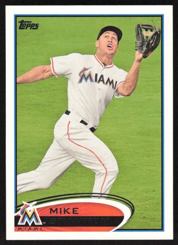 2012 Topps Baseball Mike Stanton #567 Miami Marlins | eBay