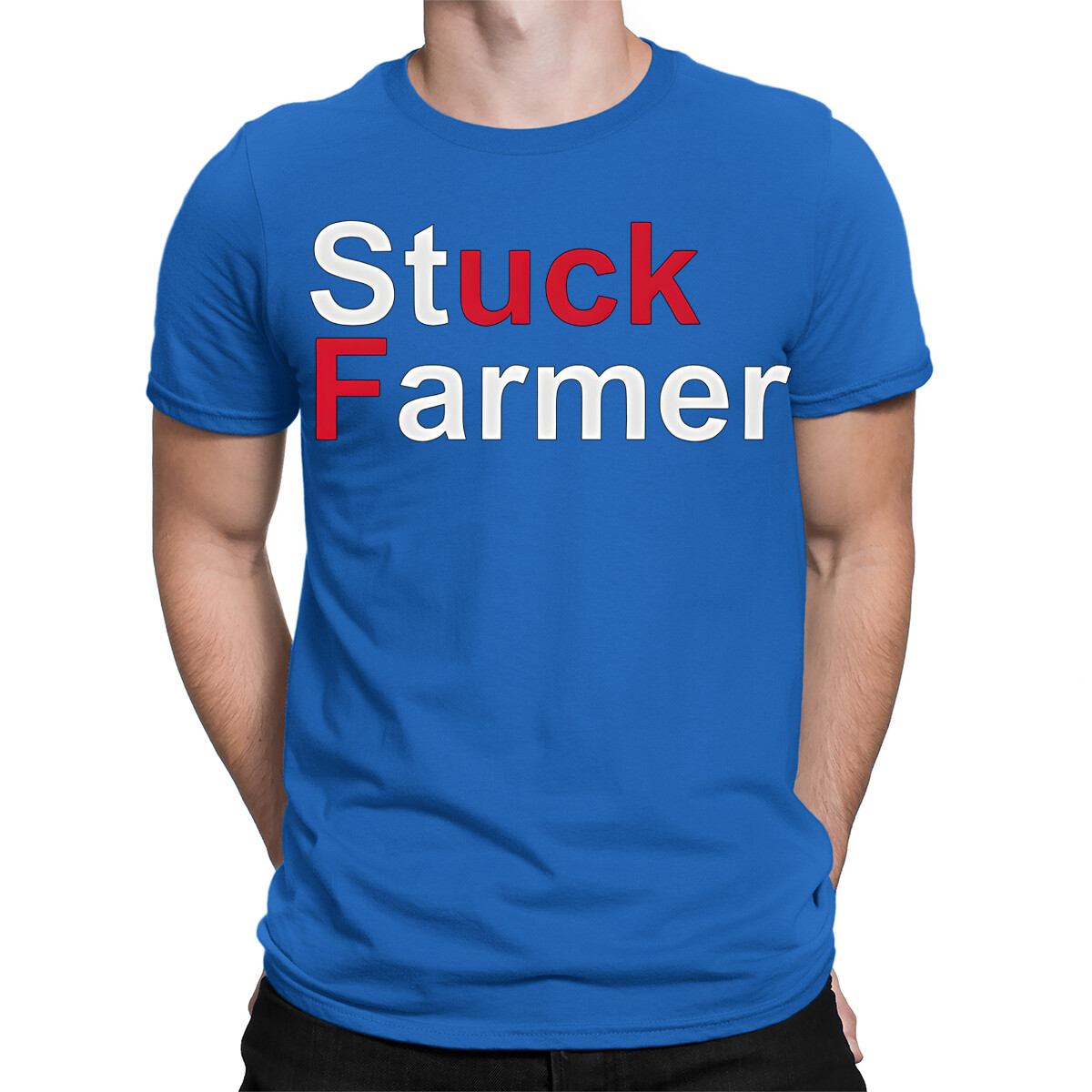 Stuck Farmer T-Shirt A F*ck Starmer Tee Funny Anti Labour Unisex T ...