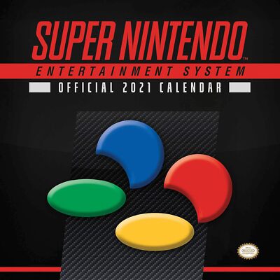 Nintengo SNES 2021 Wall Calendar Unisex C21003 | eBay