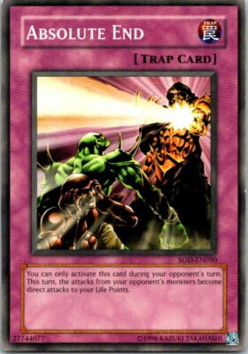 Absolute End SOD-EN050 Yu-Gi-Oh! Card Light Play Unlimited | eBay
