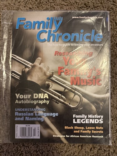 Family Chronicle Magazine January February 2015 56698884231| eBay