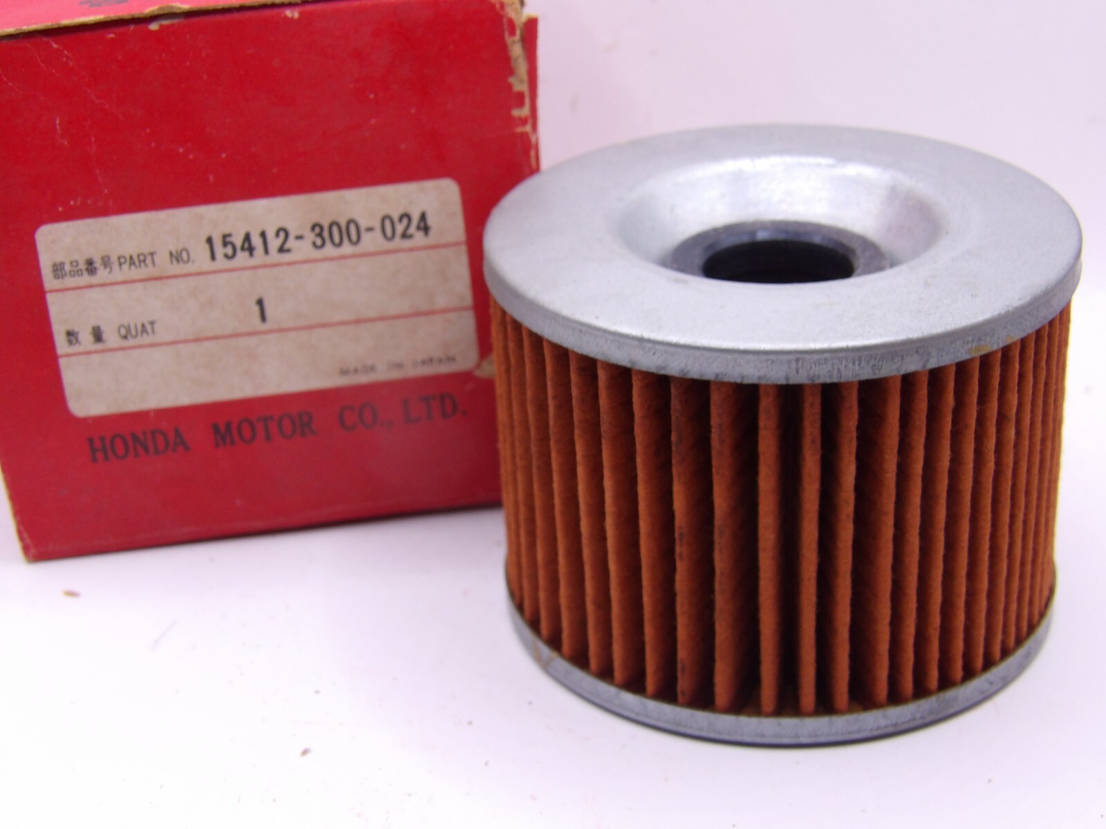 NOS Honda CB400 CB550 CB750 GL1000 Genuine OEM Oil Filter 15412-300-024 ...