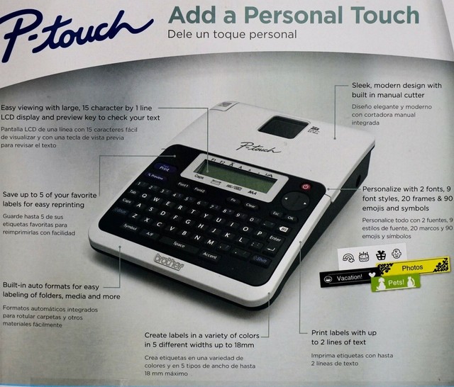 Brother PT-2040W P-Touch Home & Office Label Maker for sale online | eBay