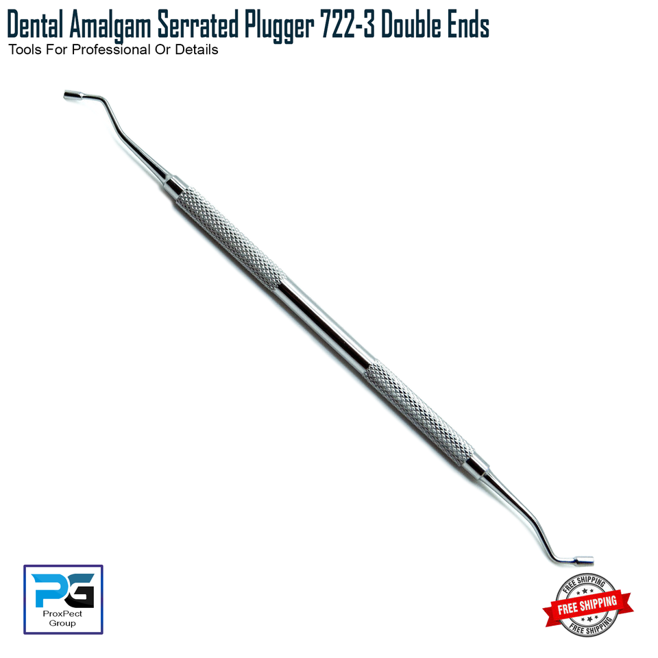 Dental Amalgam Plugger 722-3 Filling Instruments Clinical Double Ended ...