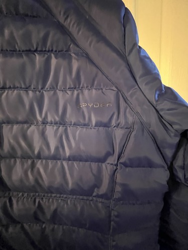 Spyder Women's Prymo Down Jacket Puffy dark blue Size Large | eBay