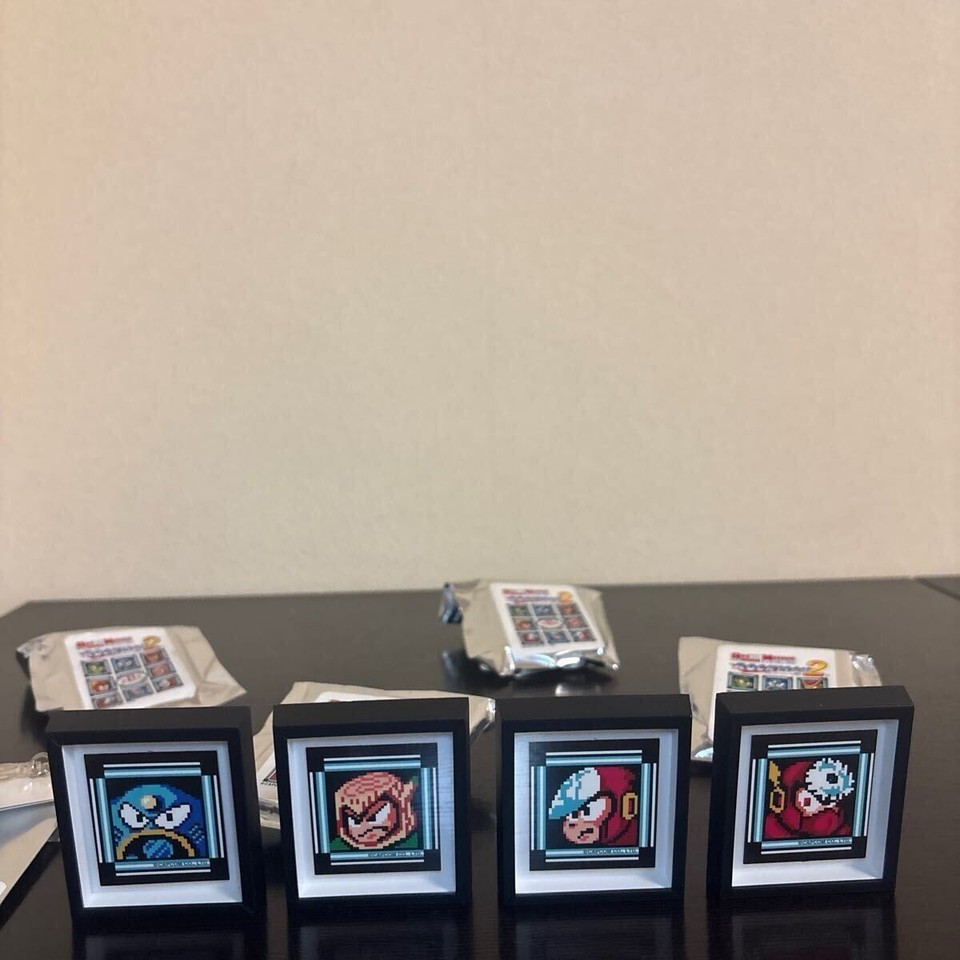 Mega Man 2 Artwork Museum 4 Crash Man Metal Man Woodman Airman Acrylic ...