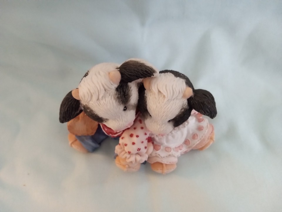 1994 Enesco Mary's Moo Moos Cow Figurine I'll Love You For Heffer | eBay