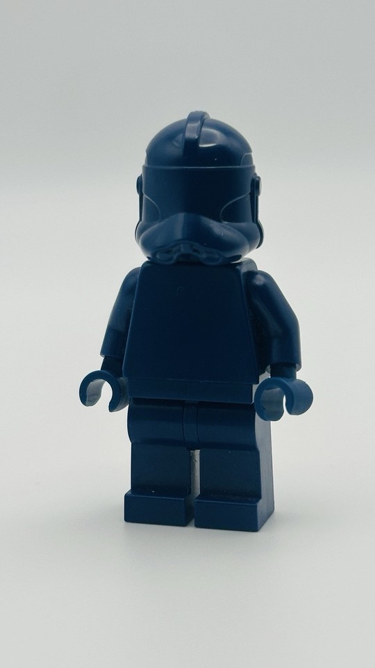 LEGO Star Wars Phase 2 Clone trooper Dark Blue Genuine Monochrome ...