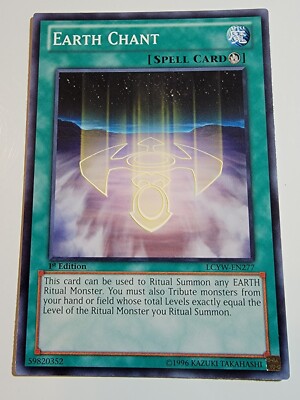 Yugioh Earth Chant LCYW-EN277 Common 1st Edition | eBay