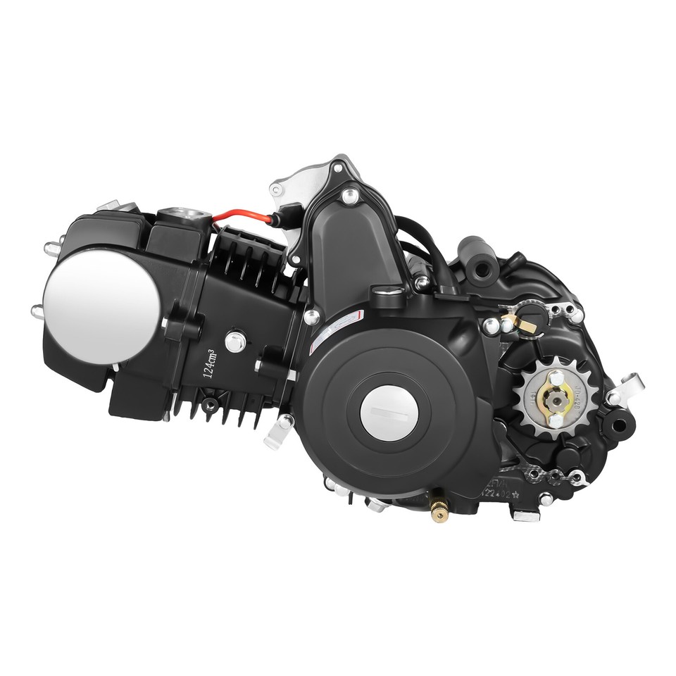125CC 4 Stroke ATV Engine Motor w/Reverse Electric Start For ATVs GO ...