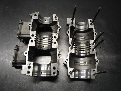 02 2002 POLARIS RMK 800 VES SNOWMOBILE ENGINE MOTOR CRANKCASE CRANK ...