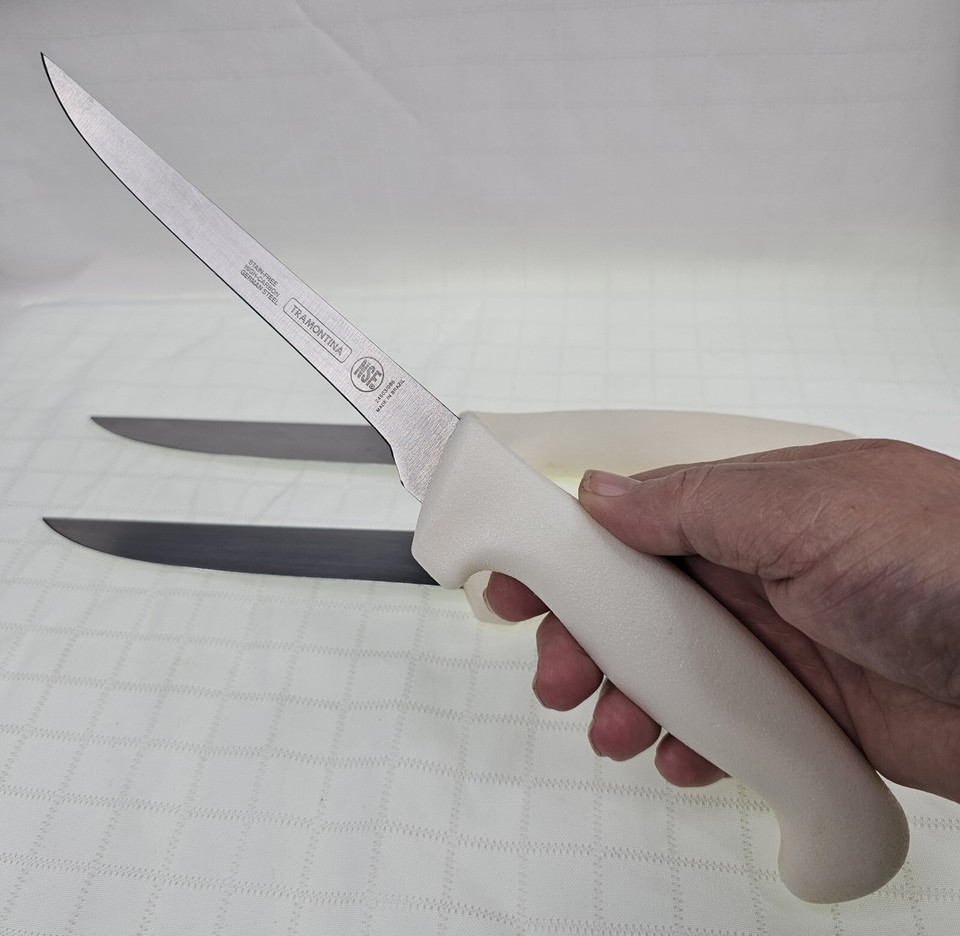 3 TRAMONTINA 6" Knives Brazilian Professional Master Fibrox White ...