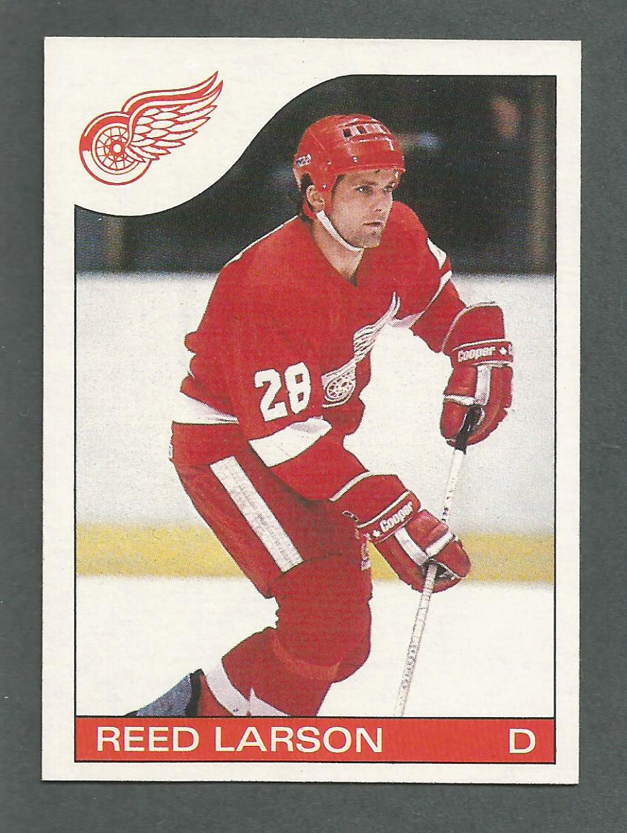 1985-86 Topps Hockey Reed Larson #55 Detroit Red Wings NM/MT | eBay