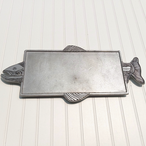 Wilton Armetale Footed Rectangular Fish Serving Tray Platter Pewter ...