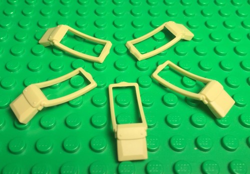 Lego 5 Pieces Satchel Pouch Utensil / Mini Figures Tan Messenger Body ...