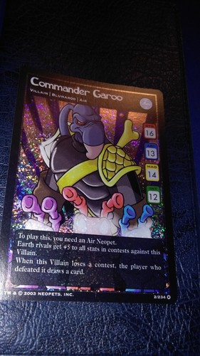 2003 Neopets Holo Foil Commander Garoo #2 | eBay