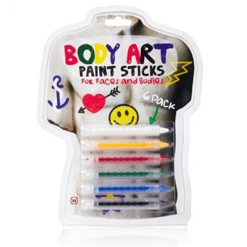 Body Art Sticks Painting Coloured Children Creative Crafts Pretty 6 ...
