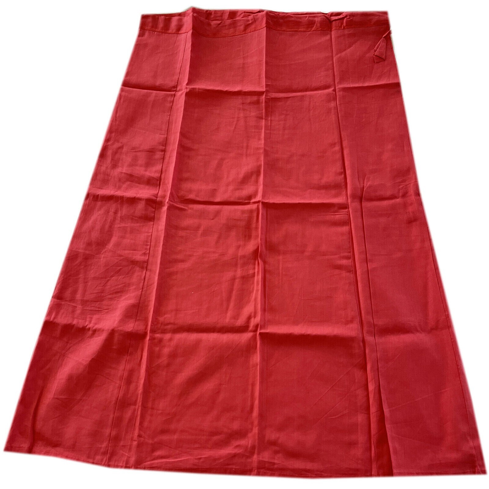 Cotton Petticoat Crimson Underskirt Readymade Sari Inner Wear/Inskirt L ...