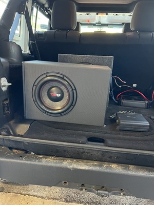 10” DS18 Subwoofer Ported Box & 600 W Alpine Amp | eBay