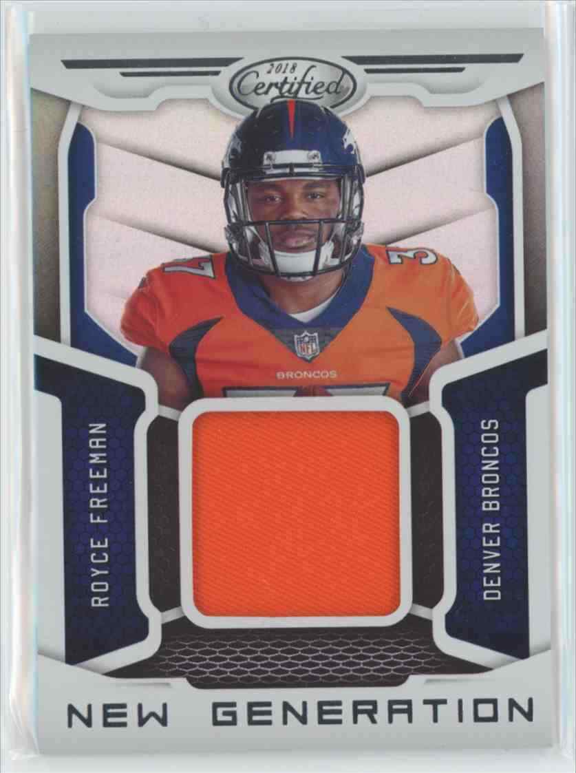 2018 Panini Certified Royce Freeman RC Patch Denver Broncos #19 | eBay