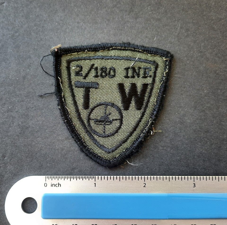 Original Patch US Army 2/180 2 Battalion 180 Infantry Regiment Tow ...