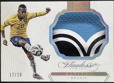 2015-16 Panini Flawless FIFA World Cup Robinho Patch Brazil /20 | eBay