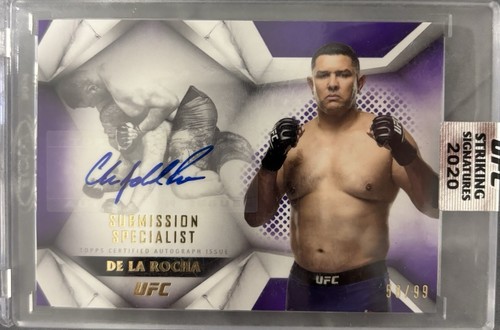 2020 Topps UFC Striking Signatures - Submission Specialist Autographs ...