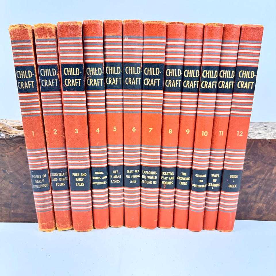 Vintage Childcraft Series 1949 Book Set (1-12) Volumes - Free Shipping ...