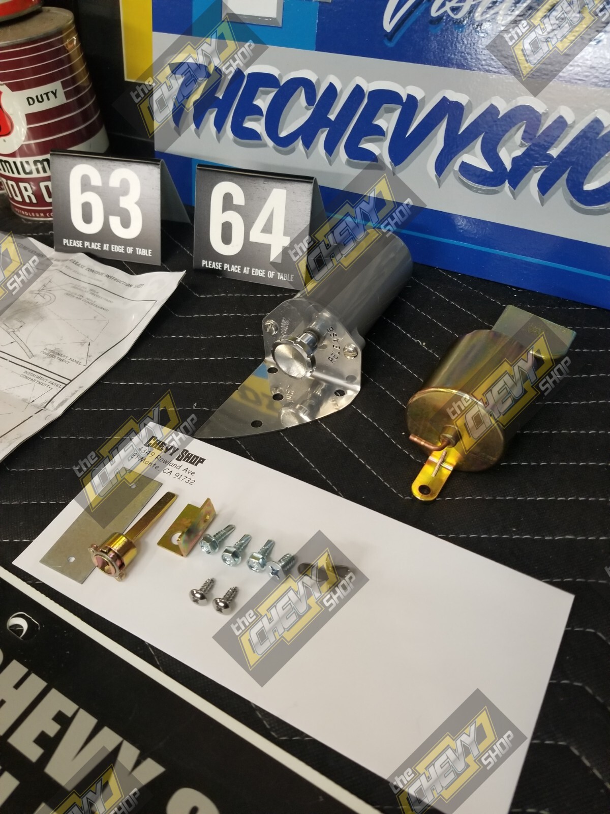 1963 1964 CHEVROLET IMPALA ACCESSORY VACUUM TRUNK RELEASE KIT NEW | eBay