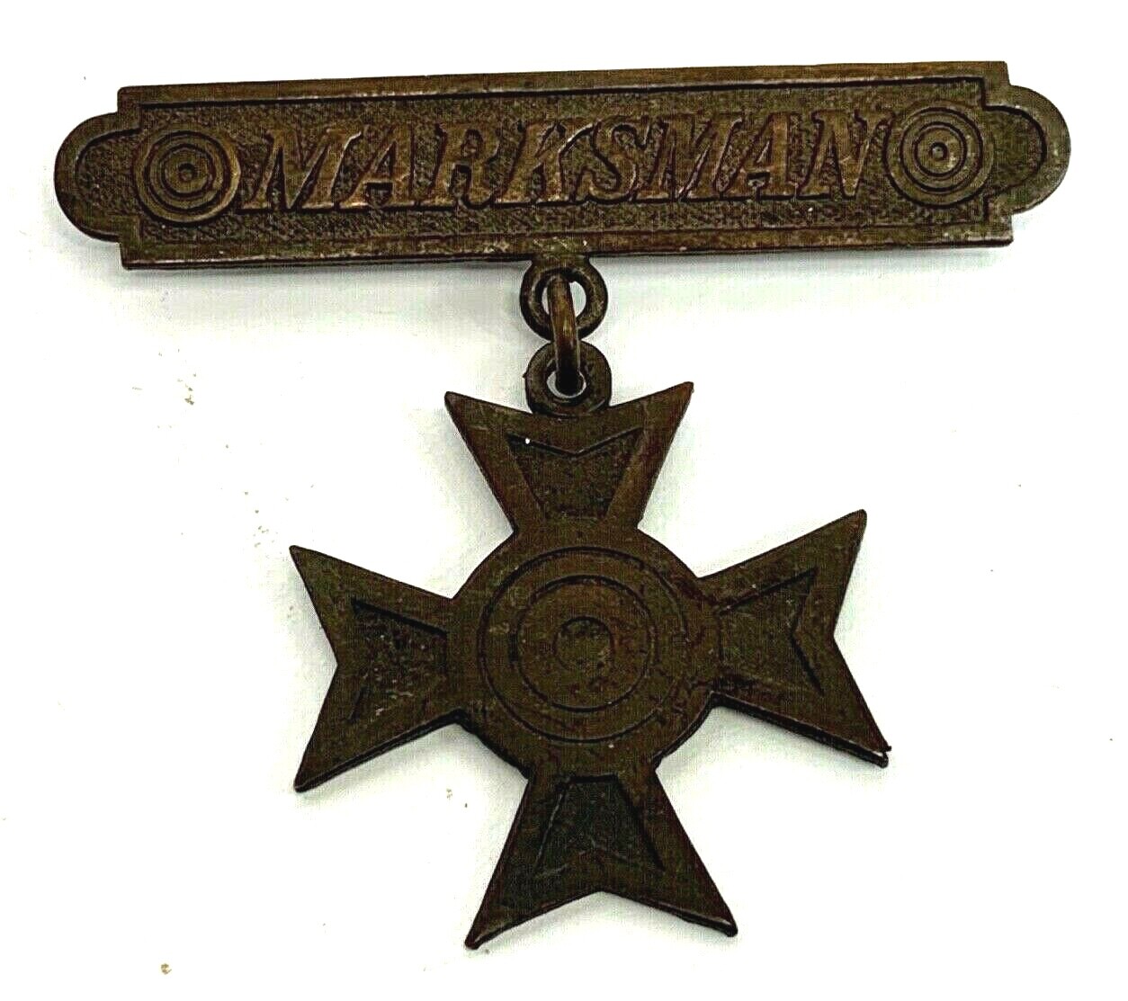 Vintage US Marine Corps Marksman Badge - Pin Back | eBay