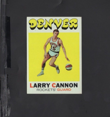 1971-72 Topps Basketball No 196 Larry Cannon EX+ | eBay