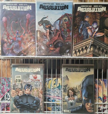 Absolution Rubicon Complete 1-5 Set Avatar Comic Books Final Justice ...
