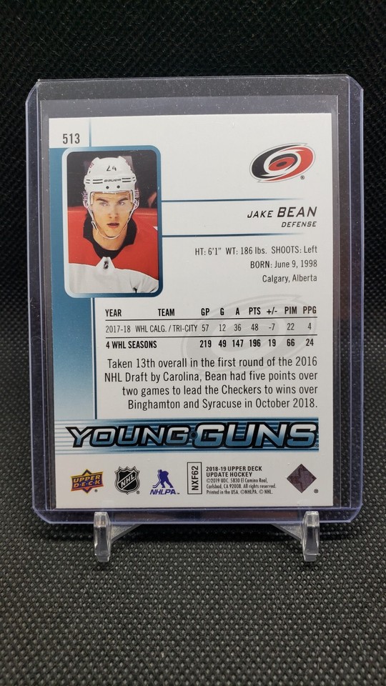 2018-19 Upper Deck Jake Bean Young Guns RC | eBay
