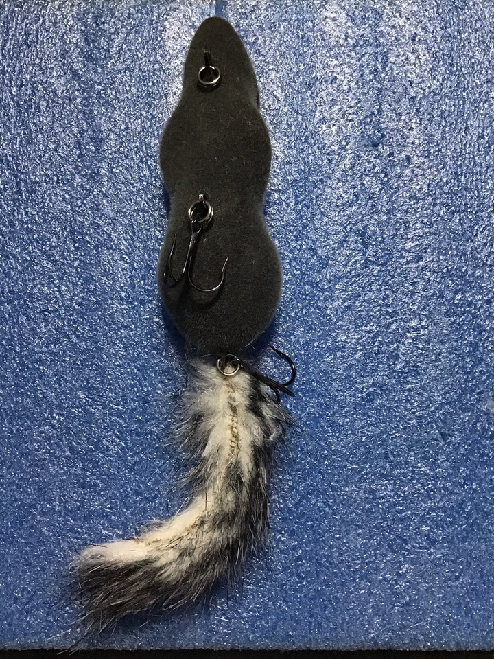 Squirrel Fishing Lure Grey | eBay