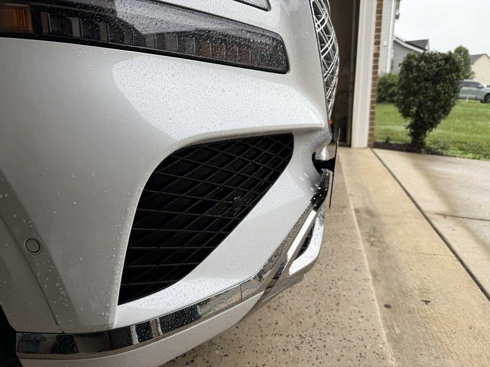 Front Bumper Tow Hook License Plate Mount Bracket For Genesis GV80 2021 ...