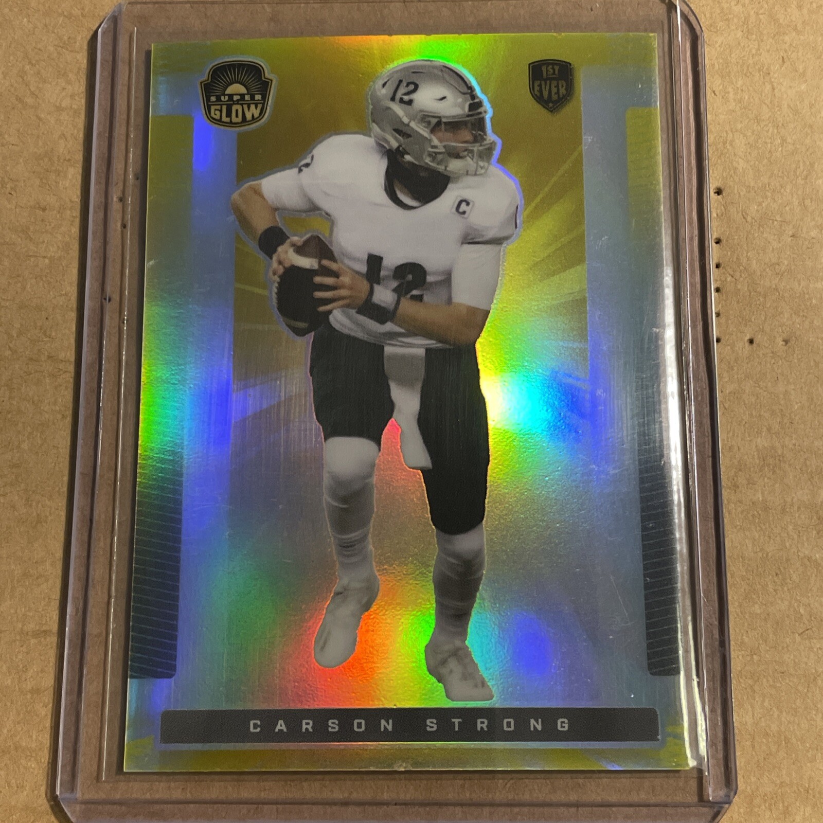 CARSON STRONG 2021 SUPER GLOW SPORTS 1ST EVER SILVER & BLACK GLOW | eBay