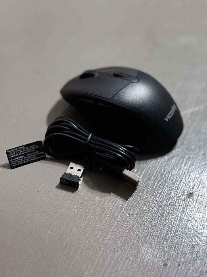 Victsing PC262A Wireless Rechargeable USB Optical Mouse with Nano ...