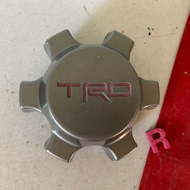 #R (1) 2007-2014 FJ CRUISER FACTORY DARK GRAY TRD CENTER HUB CAP PT904 ...