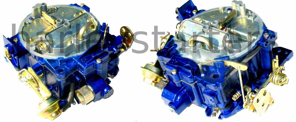 SET OF 2 REBUILT MARINE CARBURETORS QUADRAJET FOR 454 V8 ENG DIVORCED ...