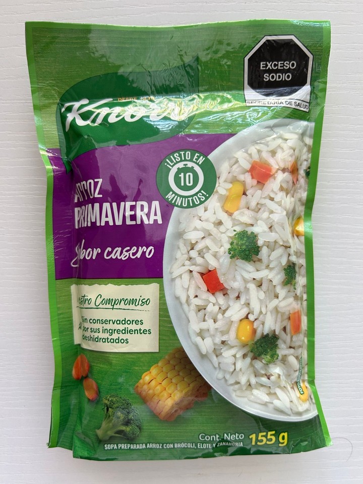 2-Pk Knorr Arroz Primavera - Knorr Rice Primavera Mexican Style 155g/5 ...