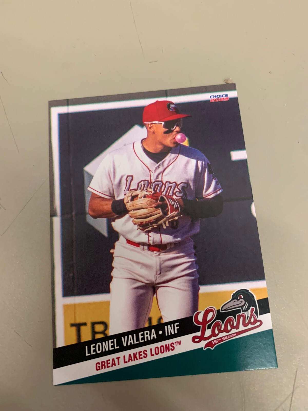 Leonel Valera Card 2022 Great Lakes Loons Team Card | eBay